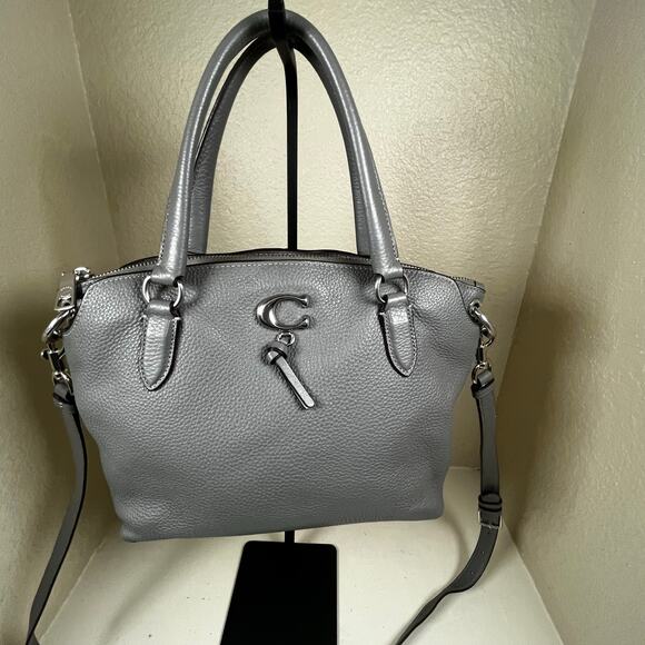 Coach | Bags | Coach Remi Satchel 317 Gray Exterior Pristine Interior ...